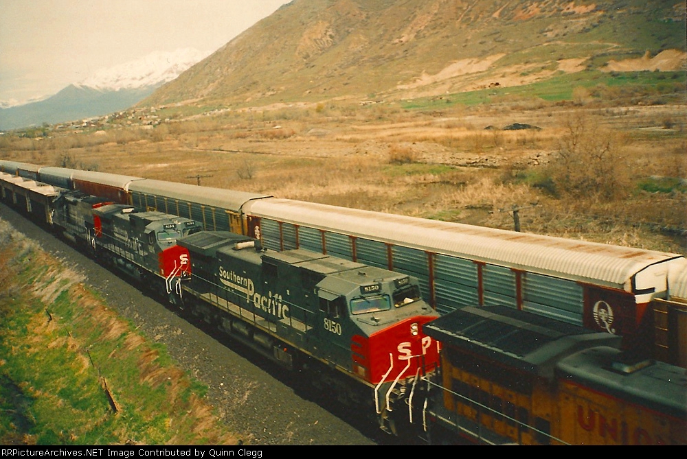 Southern Pacific's GVTCC Ironton,Utah.April 2,1995.